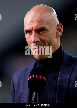 ARNHEM, NETHERLANDS - FEBRUARY 27: Coach Rogier Meijer of N.E.C ...