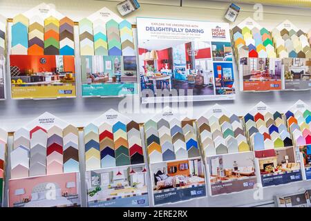 Paint Sample Display Stock Photo - Alamy