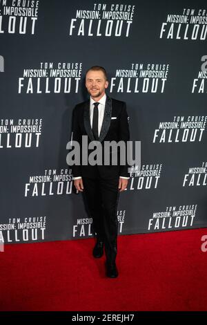 Actor Simon Pegg, who plays "Benji Dunn" in Mission: Impossible ...