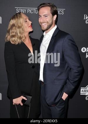 (L-R) Annie Starke and Husband Marc Albu at "The Wife" Los Angeles ...