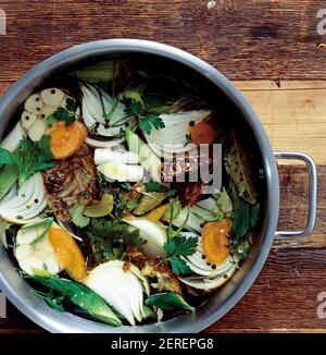 Chicken stock ingredients Stock Photo - Alamy