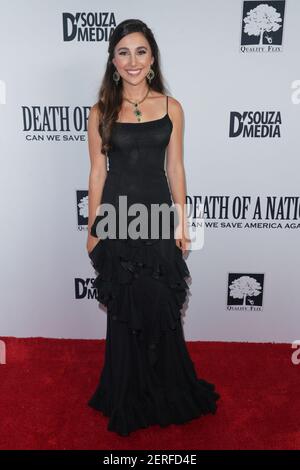 Danielle D'Souza Gill at the 'Death Of A Nation' Los Angeles Premiere held at Regal L.A. Live on ...