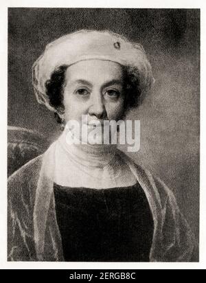 Dolley Madison (1768-1849), First Lady 1809-1817, c. 1818 Stock Photo ...