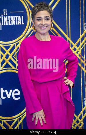 Actress María Isabel Díaz Lago attends to presentation of "El ...