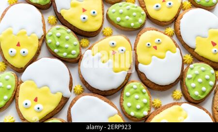 Easter Meringue Cookies Stock Photo - Alamy