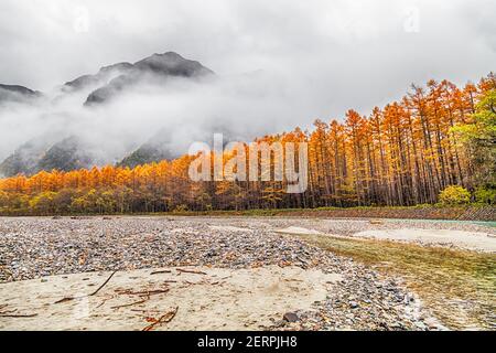 Kamikochi National Park in the Northern Japan Alps of Nagano Prefecture ...