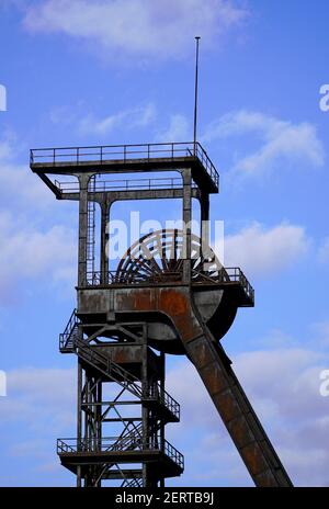 The decommissioned Zeche Radbod Colliery, Hamm, Ruhr Area, North Rhine ...