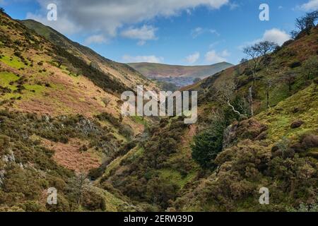 Waterfall on Long Mynd, Church Stretton Stock Photo - Alamy