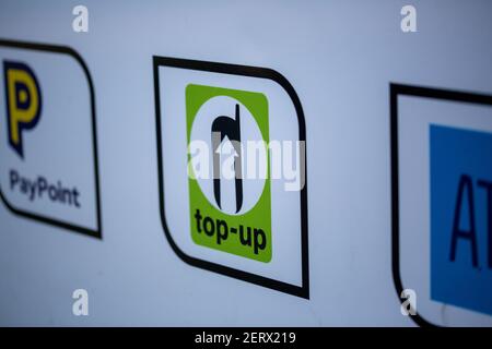 Pay As You Go mobile phone top up card Stock Photo - Alamy