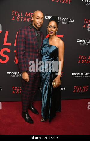Actor Dorian Missick and wife Simone attend the world premiere of ...