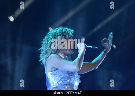 Mexican singer María Fernanda Blázquez Gil? 'Fey' seen performs on ...