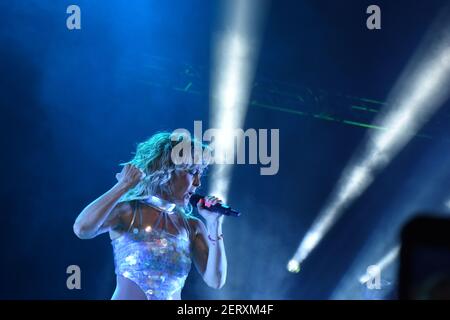 Mexican singer María Fernanda Blázquez Gil? 'Fey' seen performs on ...
