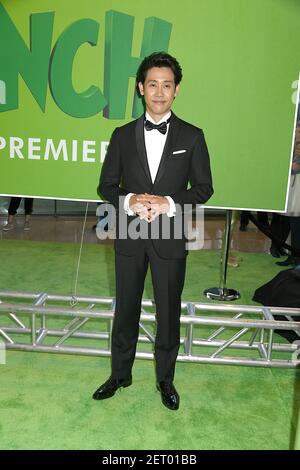 Japanese actors from the Japanese Grinch movie Yo Oizumi attends the ...