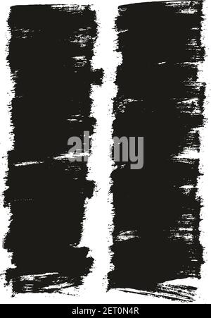 Flat Paint Brush Thin Half Background Mix High Detail Abstract Vector ...