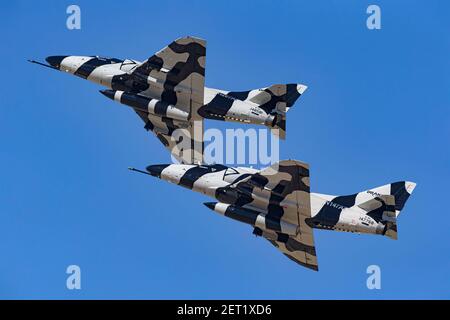 Douglas A4 Skyhawk jet fighter of the Royal Australian Navy Stock Photo ...