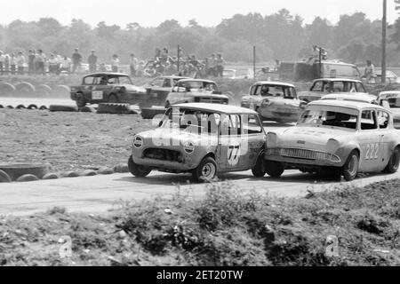 Swaffham Raceway hotrods 1975 -76? racing car 1970's Stock Photo - Alamy