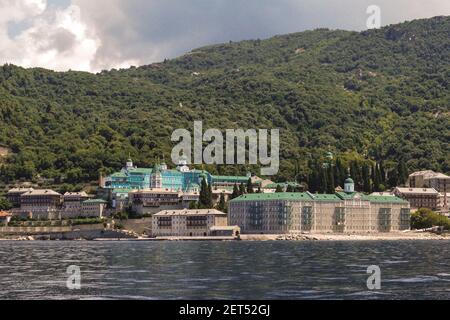 Russian Saint Panteleimon Monastery in Monastic Republic of Mount Athos ...