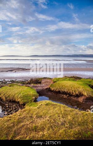 The coastline of Morecambe Bay on the Lancashire coast Stock Photo - Alamy