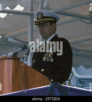 Paul X. Rinn at USS Samuel B. Roberts (FFG 58) commissioning cropped ...
