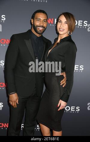 Omari Hardwick and wife Jae Hardwick attend the 12th Annual CNN Heroes ...