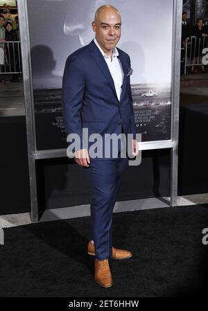 Lobo Sebastian arrives at the world premiere of "The Mule" on Monday ...