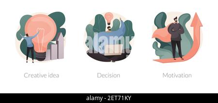 Problem solving skills abstract concept,decision making and motivation ...