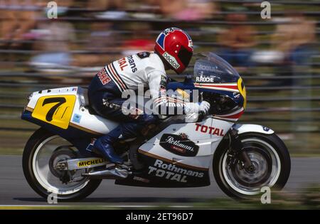Raymond Roche, (FR) Honda 500, Belgium GP 1986, Spa Francorchamps Stock ...