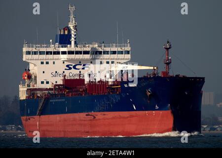 Oil,chemical,tanker,SCF,Anadyr,Southampton,Fawley,Oil Refinery,The ...