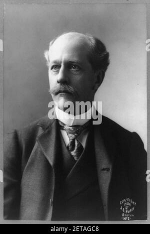 Percival Lowell, half-length portrait, facing left Stock Photo - Alamy