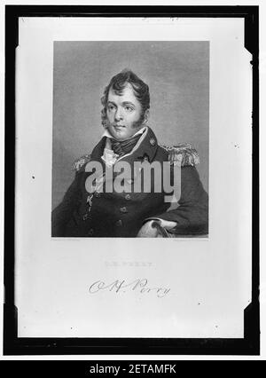 Vintage portrait of Oliver Hazard Perry Stock Photo - Alamy