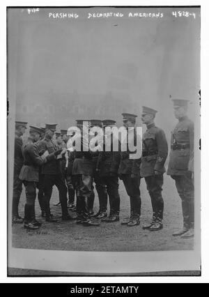 Pershing decorating Americans Stock Photo - Alamy
