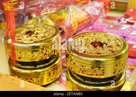 Candy Box for Chinese New Year Stock Photo - Alamy