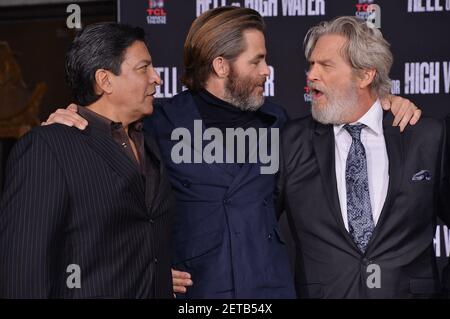 (L-R) Gil Birmingham, Chris Prine and Jeff Bridges at the Jeff Bridges ...