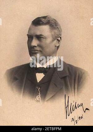 Peter Wilken Heiberg 1901 by Jens Petersen Stock Photo - Alamy