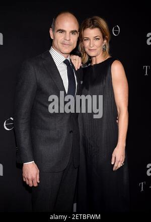 Michael Kelly and Karyn Kelly at FX's Taboo LA Premiere held at DGA ...