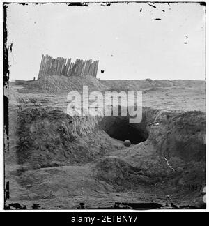 Petersburg, Virginia. Fortifications and bomb-proofs Stock Photo - Alamy