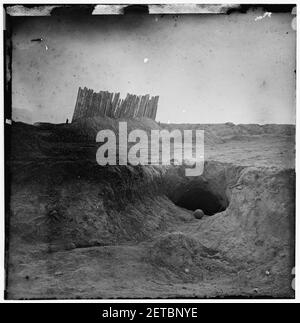 Petersburg, Virginia. Fortifications and bomb-proofs Stock Photo - Alamy