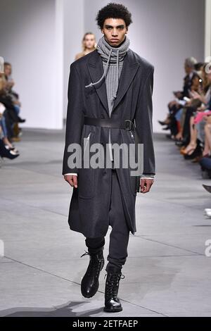 Model Sol Goss walks on the runway during the Michael Kors Fashion Show ...