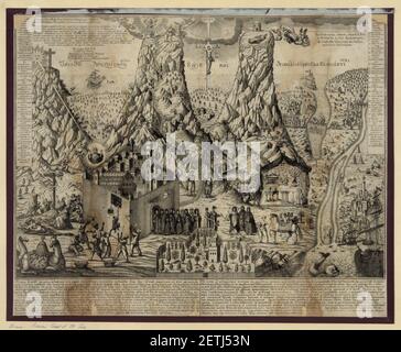 Pictorial chart of Mount Sinai Stock Photo - Alamy