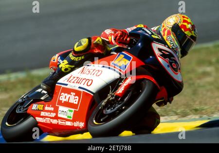 Valentino Rossi( ITA), Aprilia 250, Motorcycle season 1998 Stock Photo ...