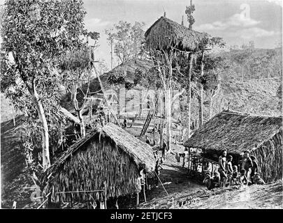 'Picturesque New Guinea Plate XII' showcases an image of Sadara Makara ...