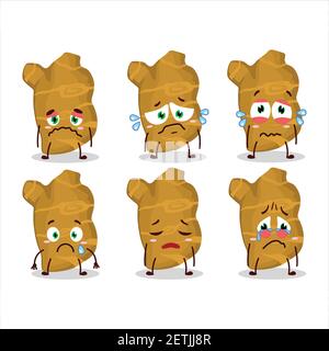 Cartoon character of jerusalem architoke with what expression. Vector ...