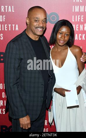 Actor Rocky Carroll and daughter Elissa attend the HBO Films ...