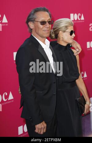 Musician Alex Van Halen and Stine Schyberg (r) arrive at the 2015 MOCA ...