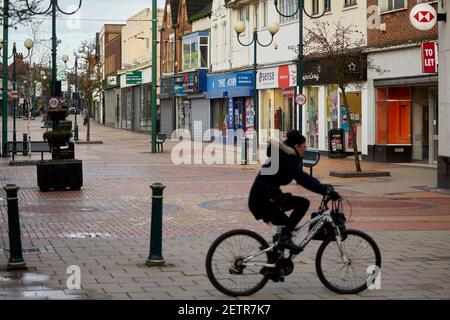 Scunthorpe Town Centre High Street Stock Photo - Alamy