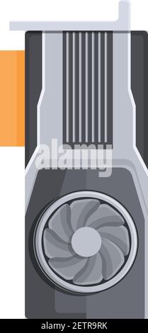 Power gpu icon. Cartoon of power gpu vector icon for web design ...