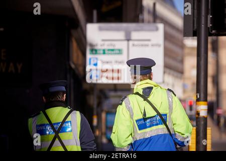 Civil Enforcement Officers, Birmingham, England, UK Stock Photo - Alamy