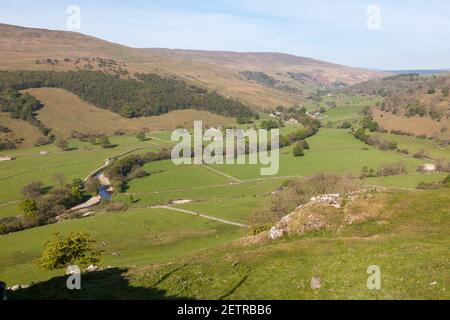 Wharfedale near Hubberholme Yorkshire Dales National Park Stock Photo ...