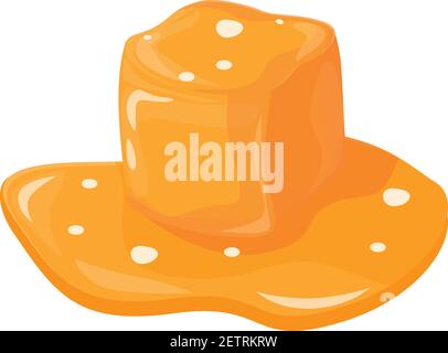 Sweet salted caramel icon. Cartoon of sweet salted caramel vector icon ...