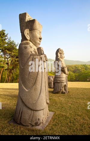 Korea, Seoul, Royal Tombs of Heolleung and Illeung, Tomb of King Sunjo ...